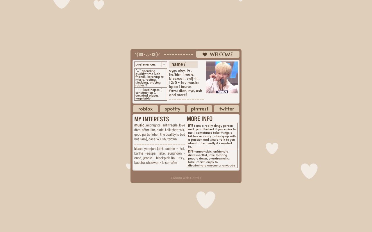 aloy's card